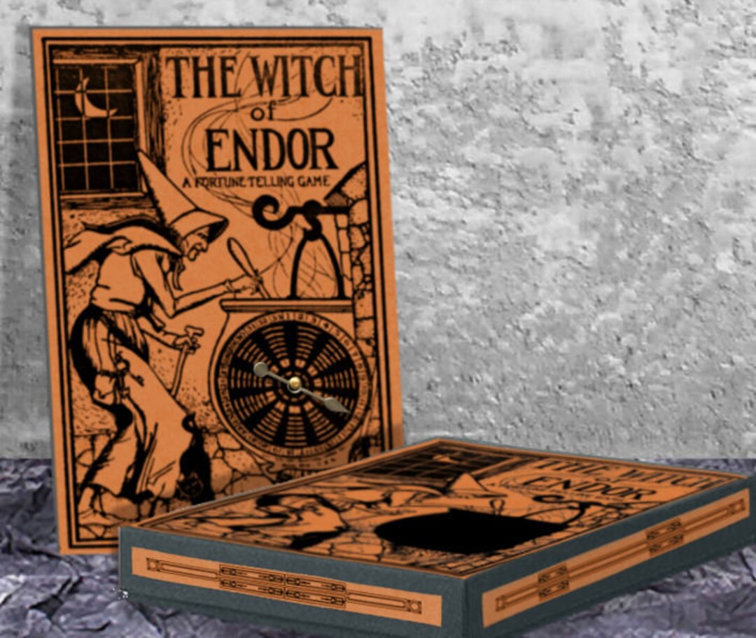 Printable Fortune Teller Halloween Game Vintage Witch of Endor Fortune ...