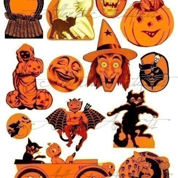 Halloween Clip Art - Etsy