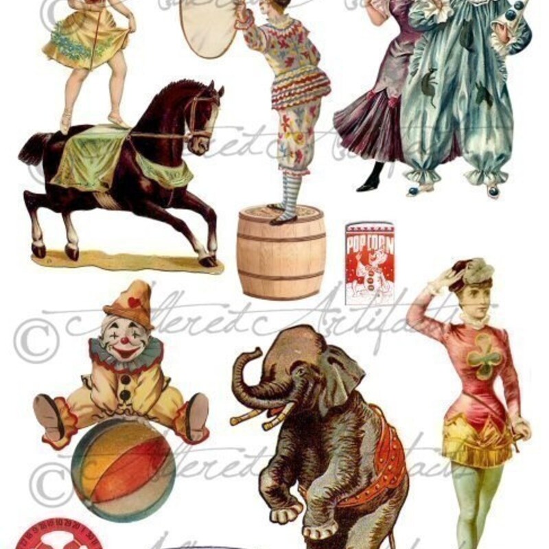 Circus Clip Art - Etsy