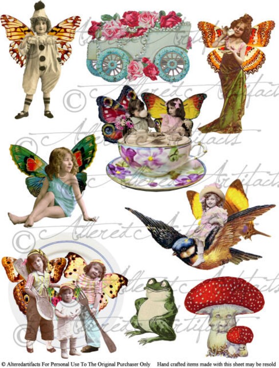 Printable Fairy Paper Doll Printable Paper Fairy Puppet - Etsy Australia