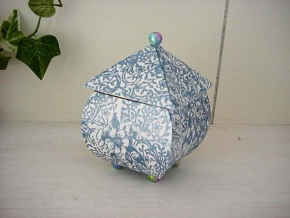 Printable Box Pattern Ginger Jar Tutorial Gift Box Party Favor - Etsy