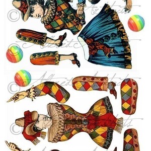 Printable Vintage Paper Puppet Printable Antique Puppet Just Jesters ...