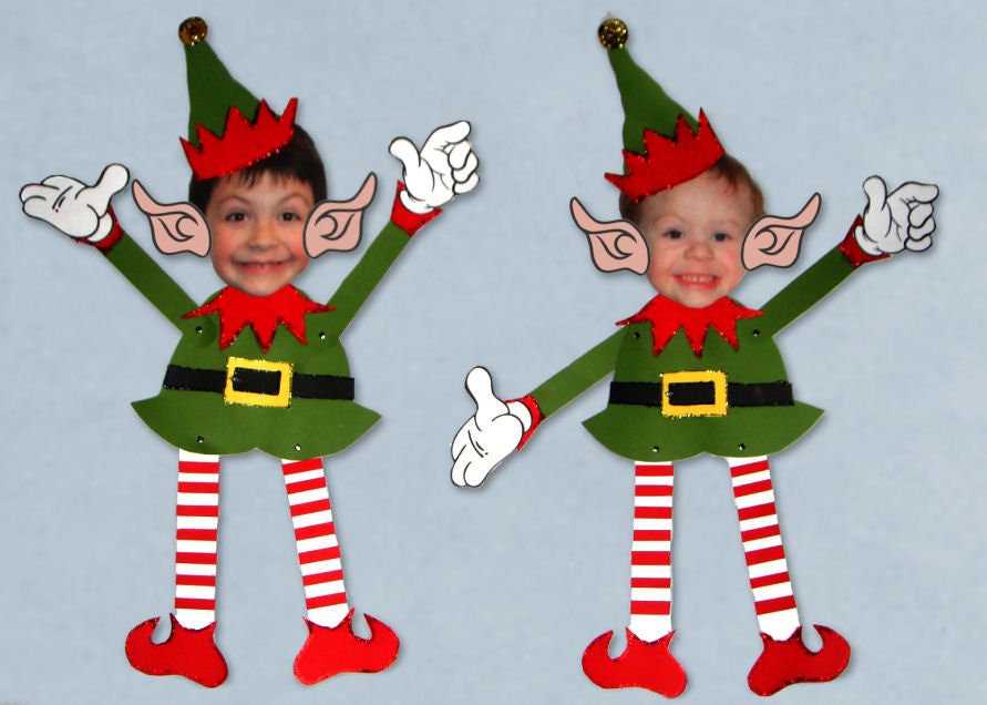 Elf Your Self DIY Kit Christmas Craft Fun 4 Kids Christmas Etsy