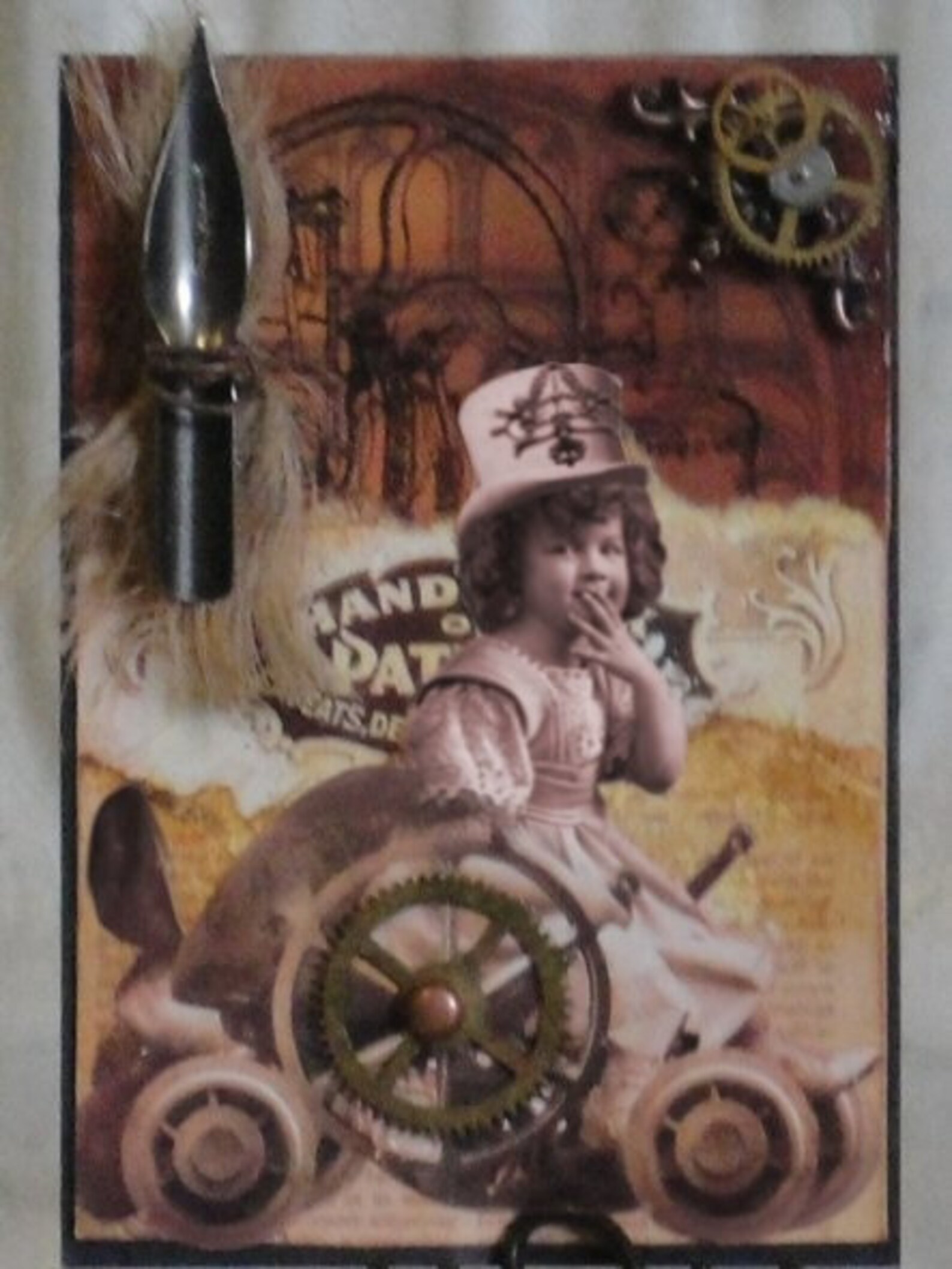 Steampunk Fairy Printable Vintage Sepia Paper Doll Kids - Etsy