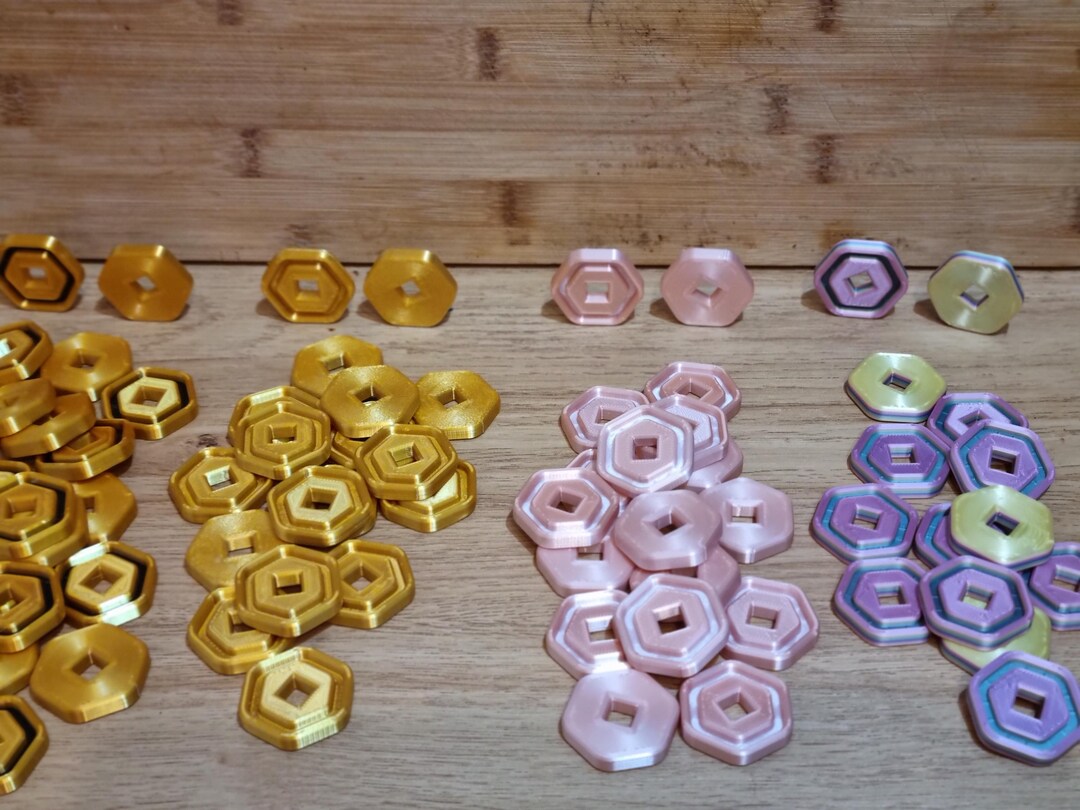 Roblox Shiny Robux Coin in Gold and Various Colours. UK Seller - Etsy