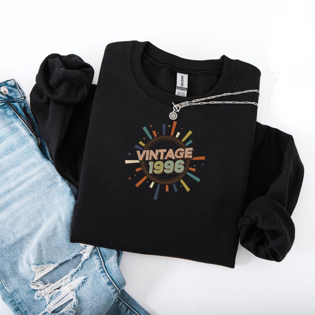 Retro 1996 Birthday Sweatshirt Vintage Style 30th Birthday Gift Idea - Etsy