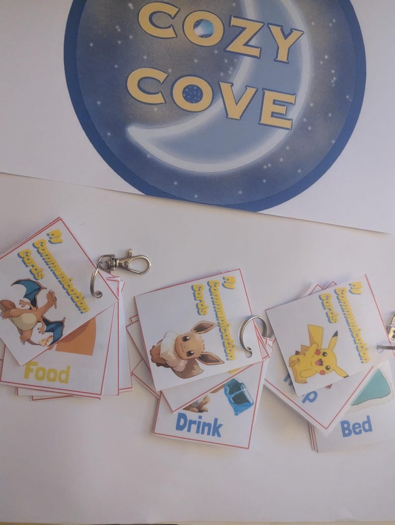 Pokemon Communication Cards - Etsy