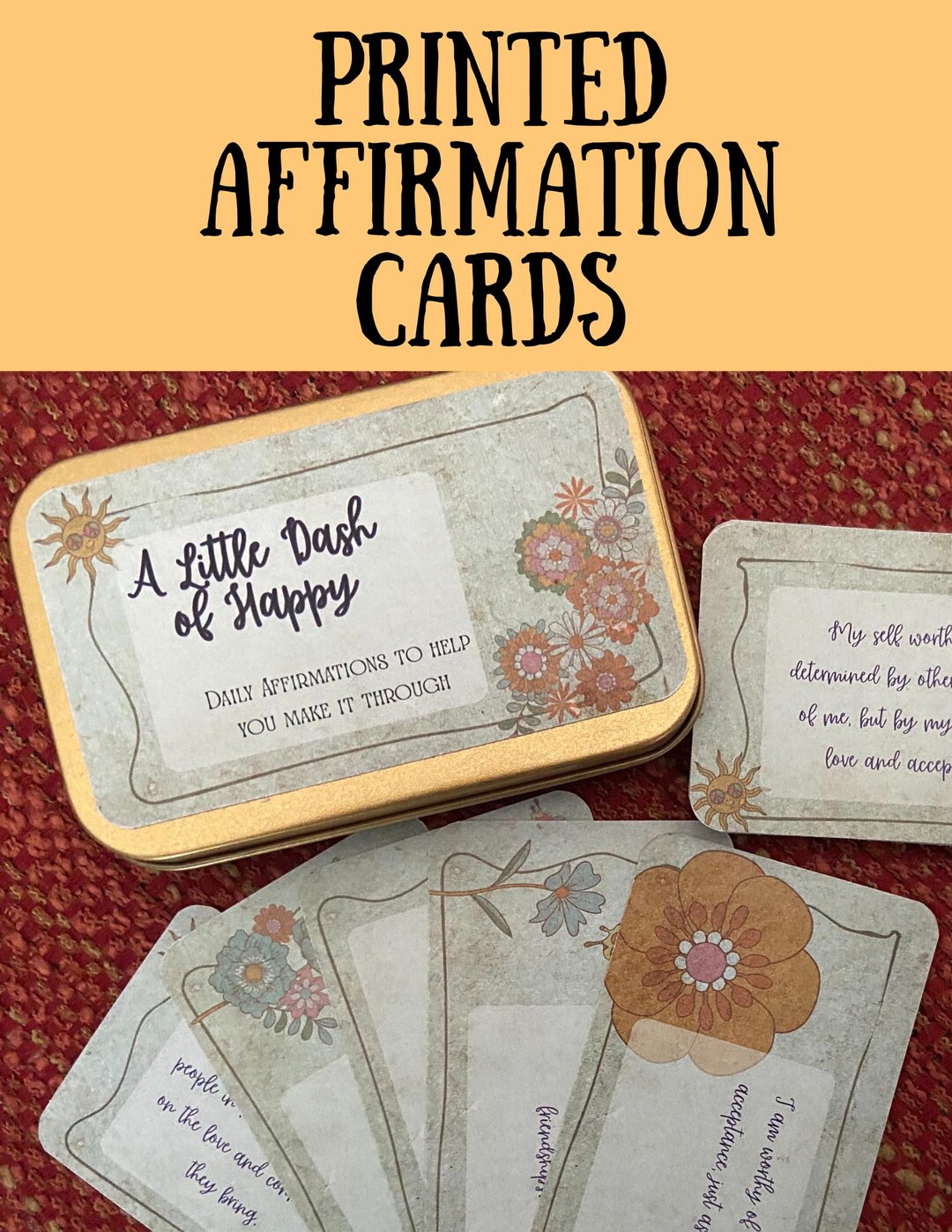 Affirmation Cards for Women Daily Motivation Deck Self Care Cards ...