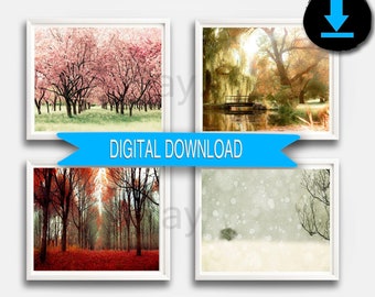 Four Seasons Prints | Etsy