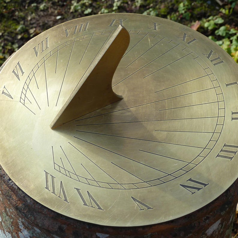 Ship's Sundial. This Solid Brass Sundial is Beautifully Crafted to Make ...