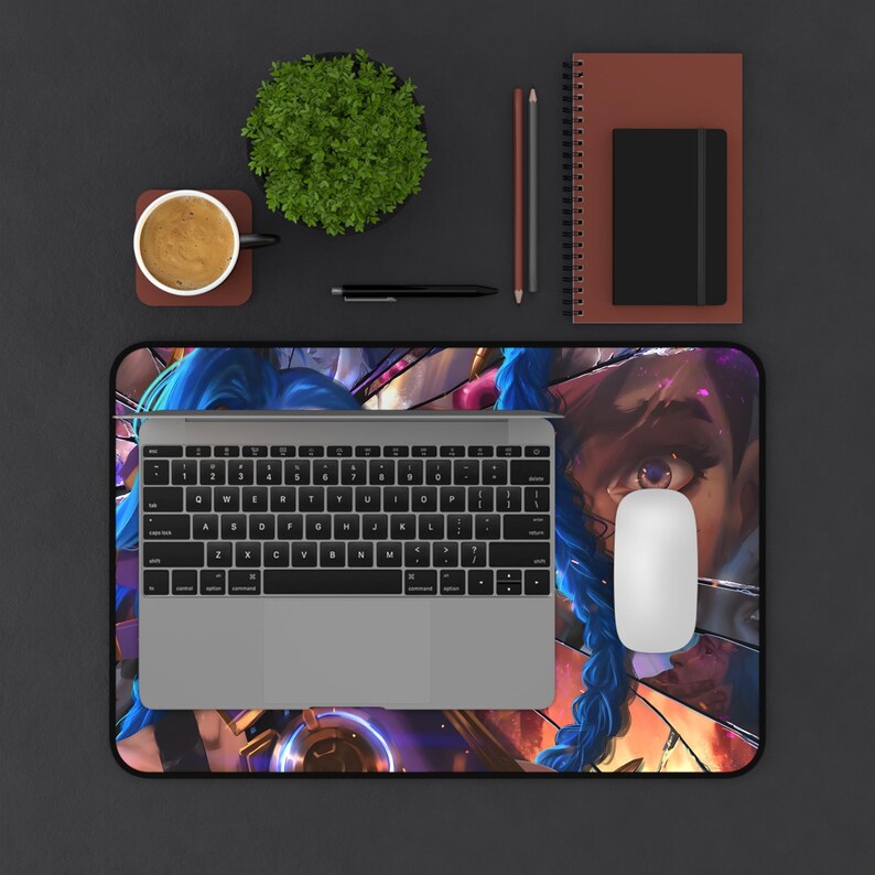 Jinx Desk Mat - League of Legends Desk Pad, Arcane Mousepad, Lol Gaming ...