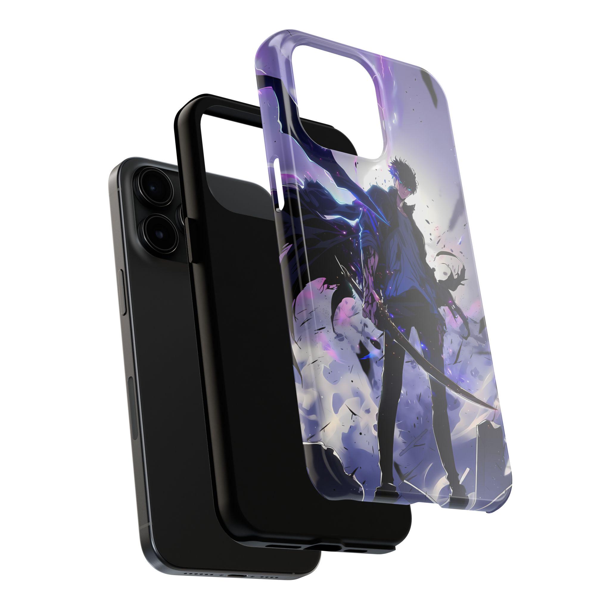 Sung Jin-woo iPhone Case | Solo Leveling Phone Cover | Anime Design ...
