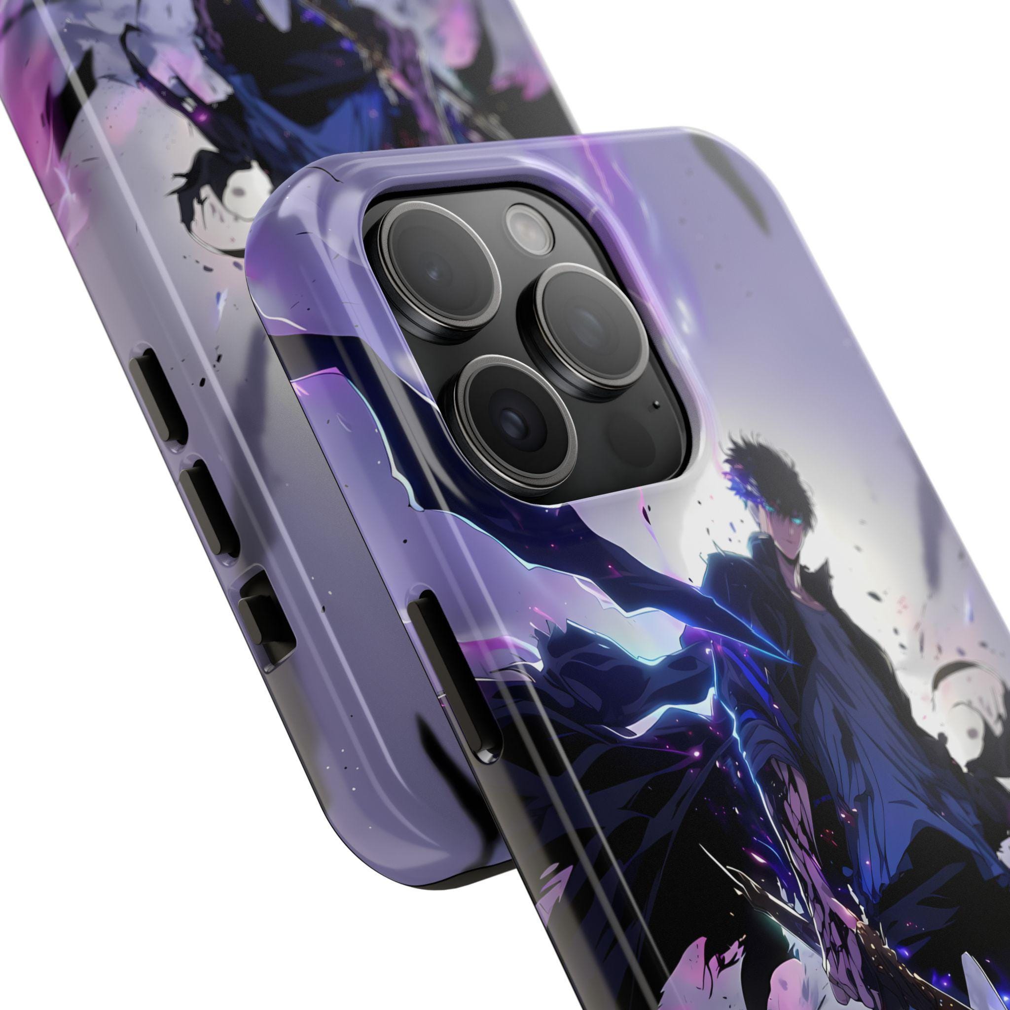Sung Jin-woo iPhone Case | Solo Leveling Phone Cover | Anime Design ...