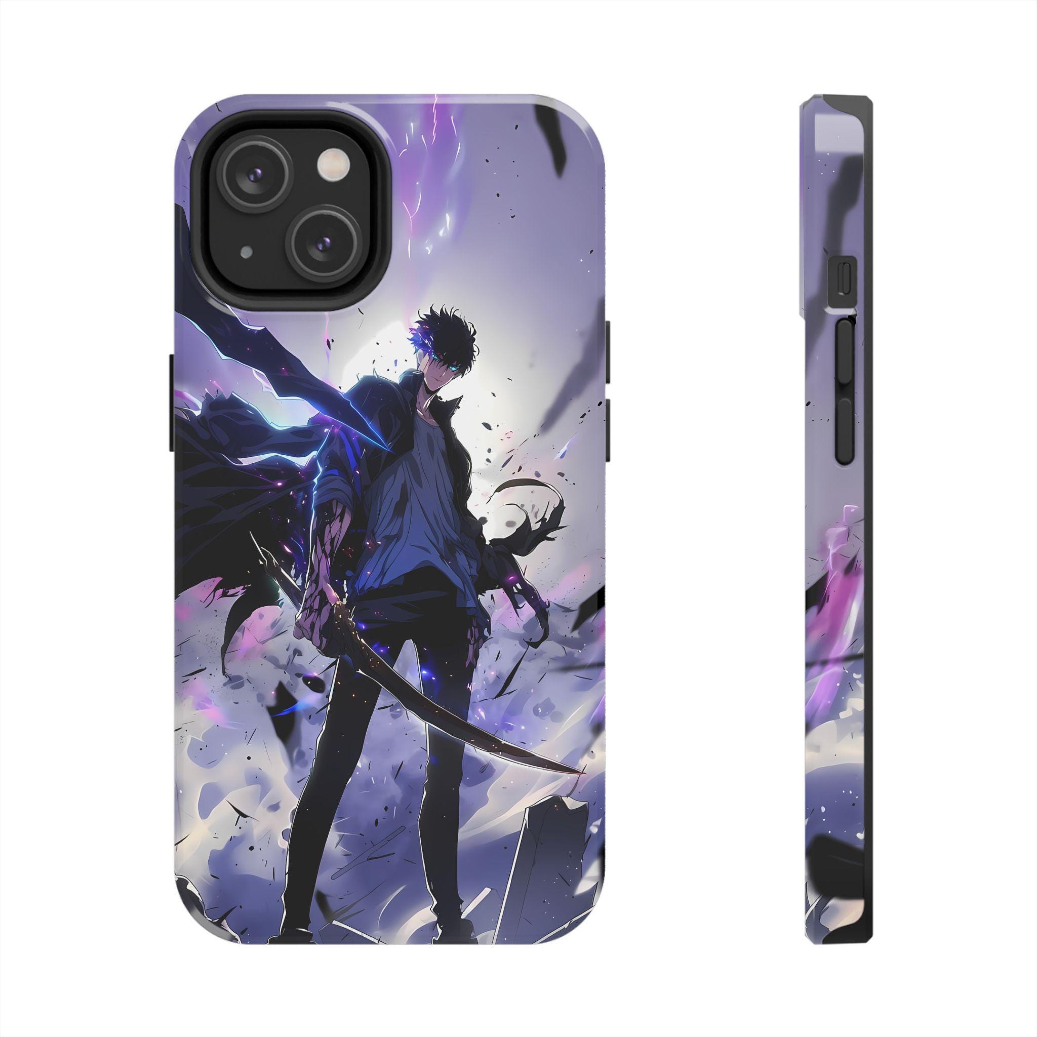 Sung Jin-woo iPhone Case | Solo Leveling Phone Cover | Anime Design ...