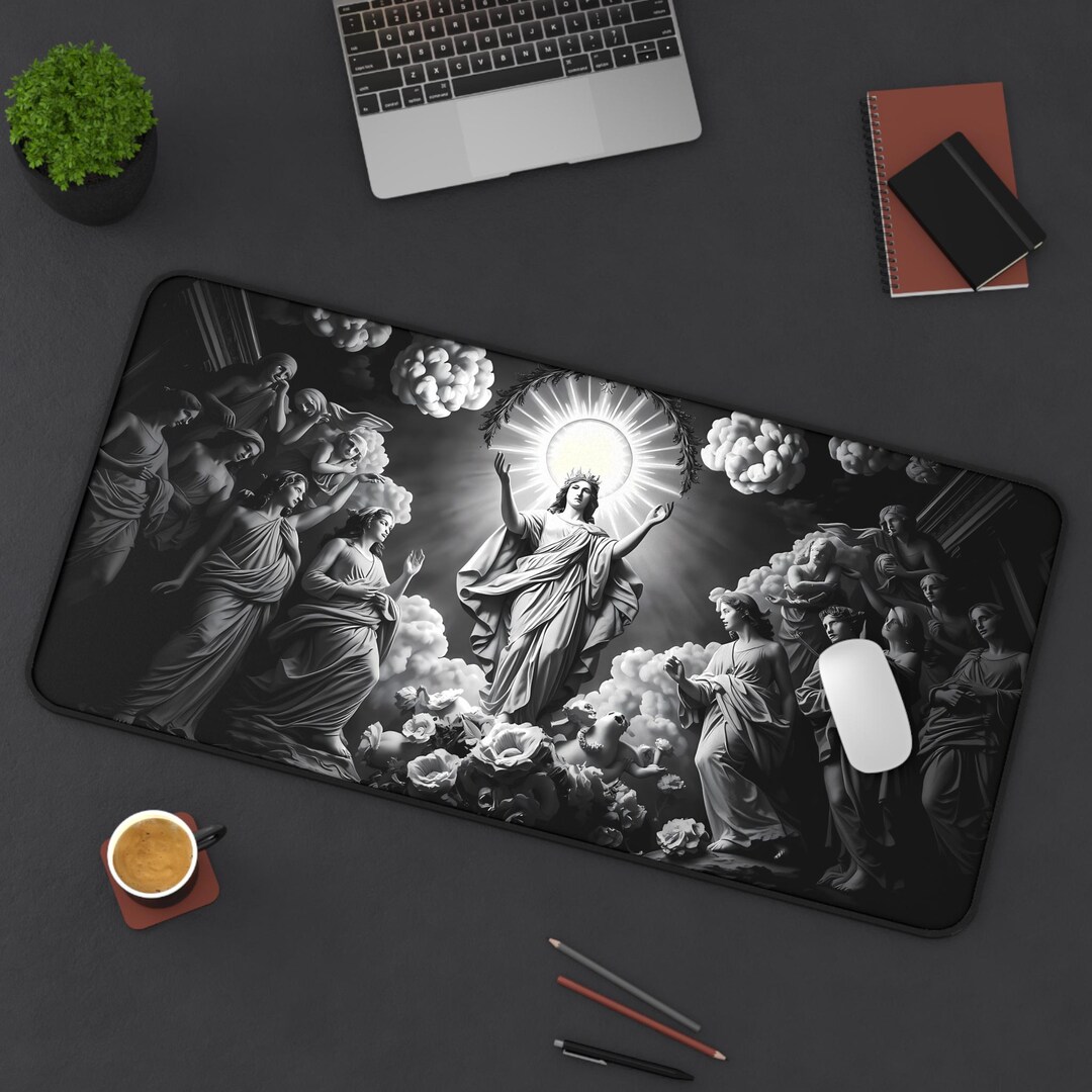 Greek God Angels Mousepad - Mythology Desk Mat, Aesthetic Gaming Mouse ...