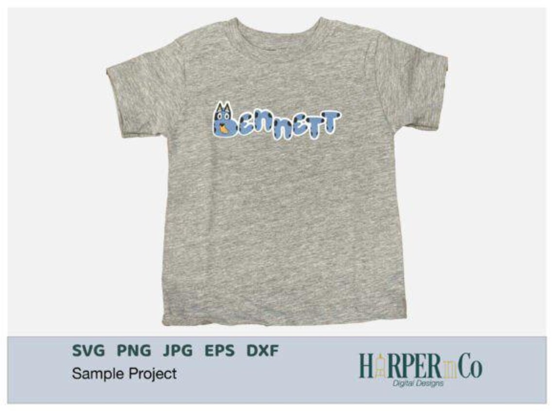 Bluey Font Writing Invitations Decorating Tshirt Svg Png Eps Jpg Dxf - Etsy