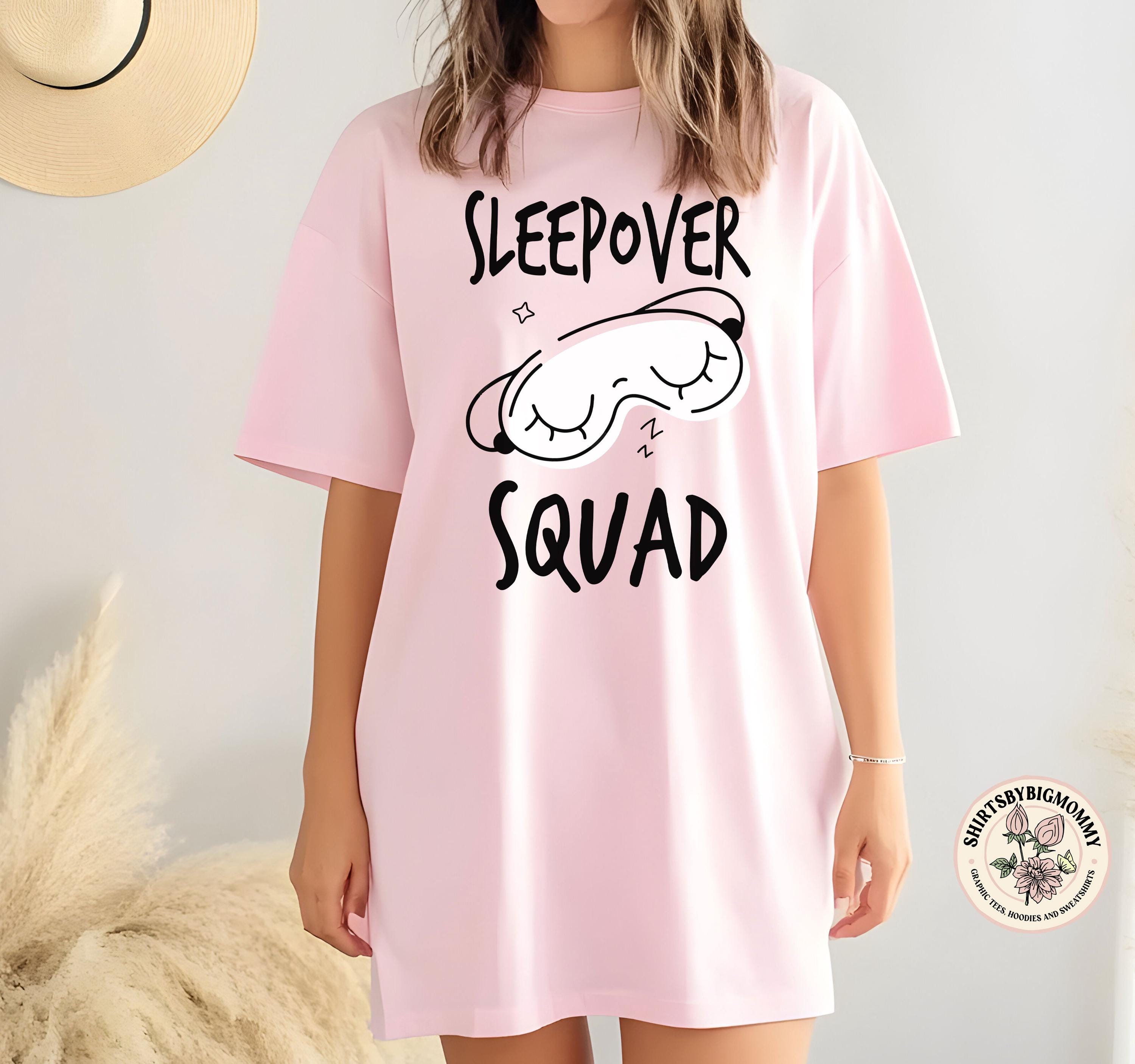 Sleepover Squad Shirts, Sleepover Tee, Sleepover Gift, Slumber Party ...