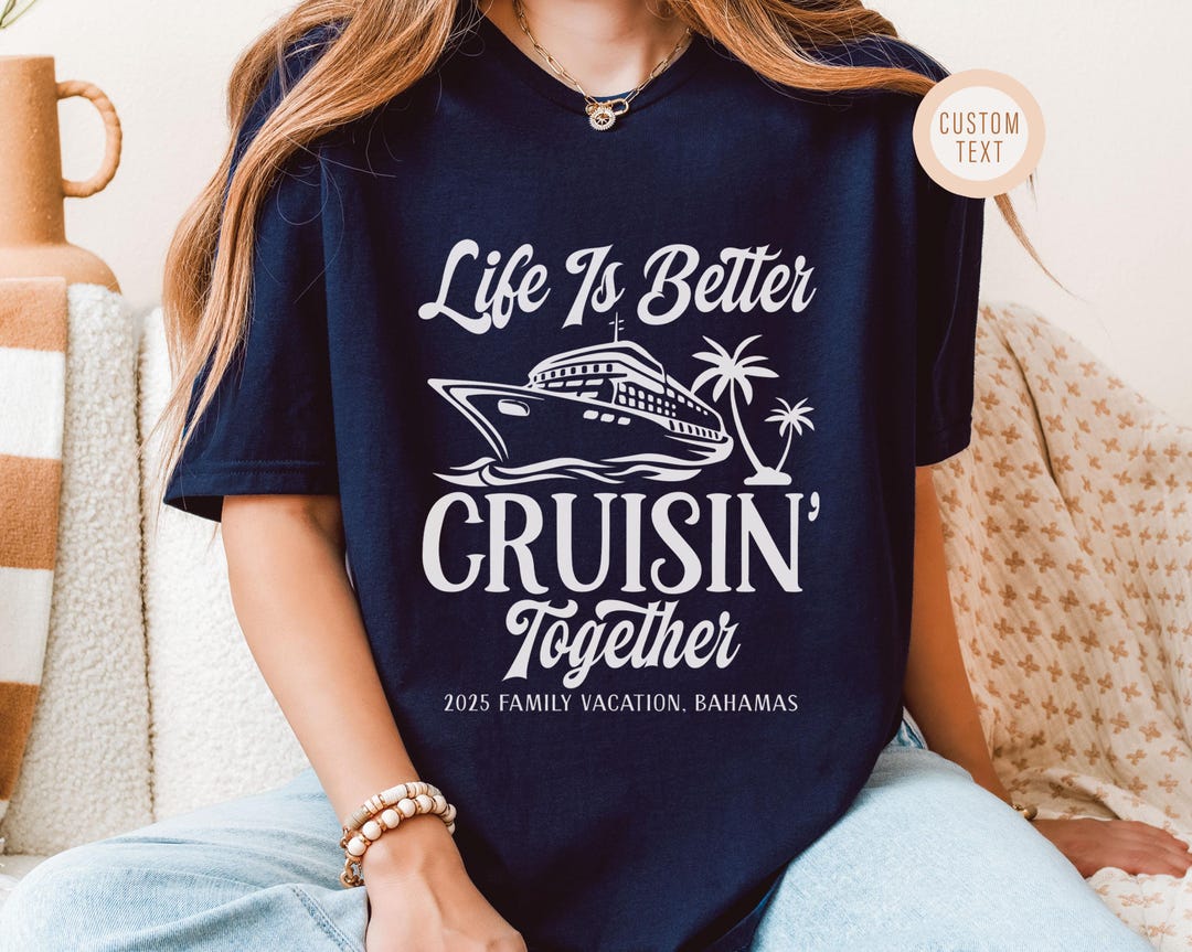 Custom Family or Group Cruise Shirts, Personalized Matching Cruisin ...