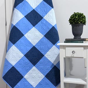 Easy Buffalo Check Quilt Pattern: Simple Fast Beginner Gingham (PDF ...