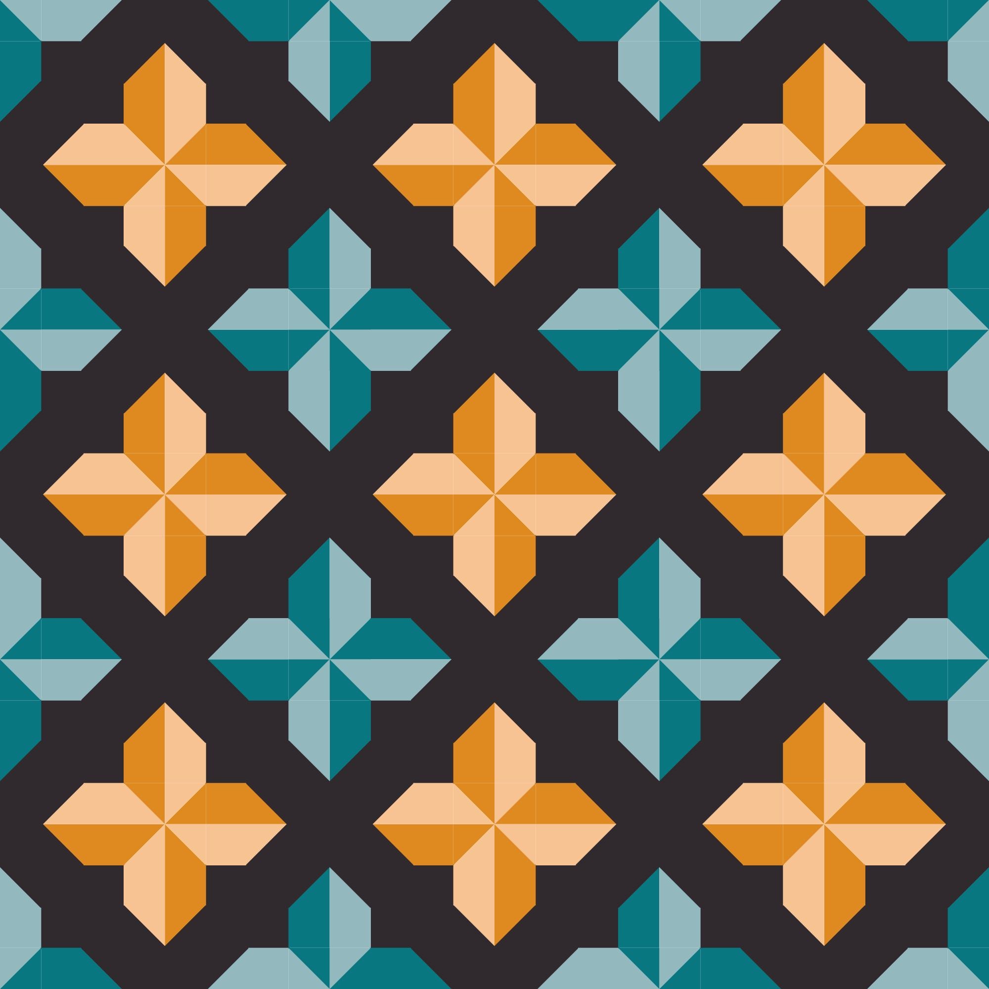 Gem Stars Quilt Pattern | PDF Download | Patchwork Pattern | Confident ...