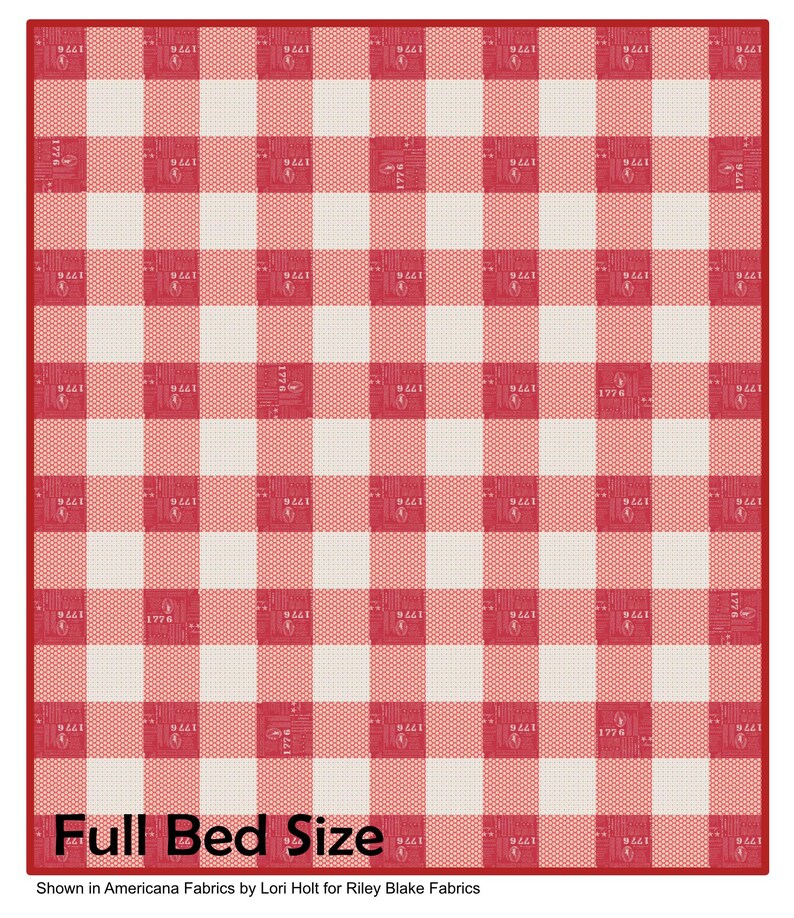 Buffalo Cheque Quilt Pattern--beginner Friendly! - Etsy