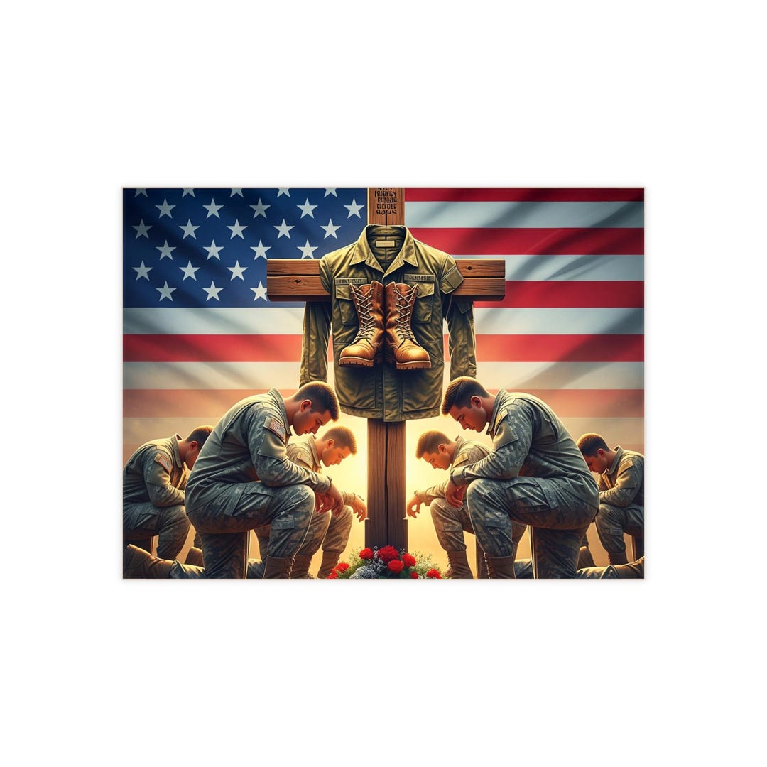Veteran Memorial Ceramic Photo Tile, Military Tribute Gift, Remembrance ...