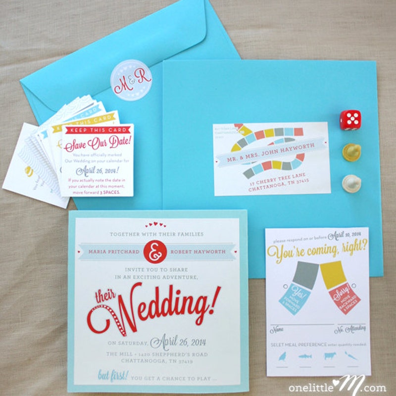 Geeky Wedding Invitation - Etsy