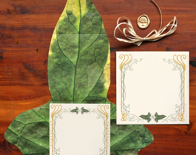 EDITABLE TEMPLATE Elven, Tolkien Inspired Wedding Invitation Collection ...