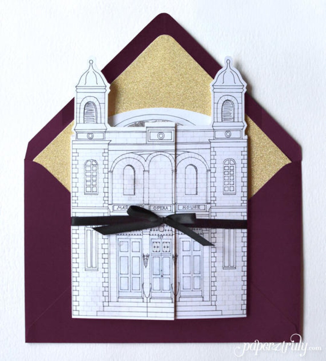 Locale - Illustrated Venue Invitation - SAMPLE ONLY (price is Not Full ...