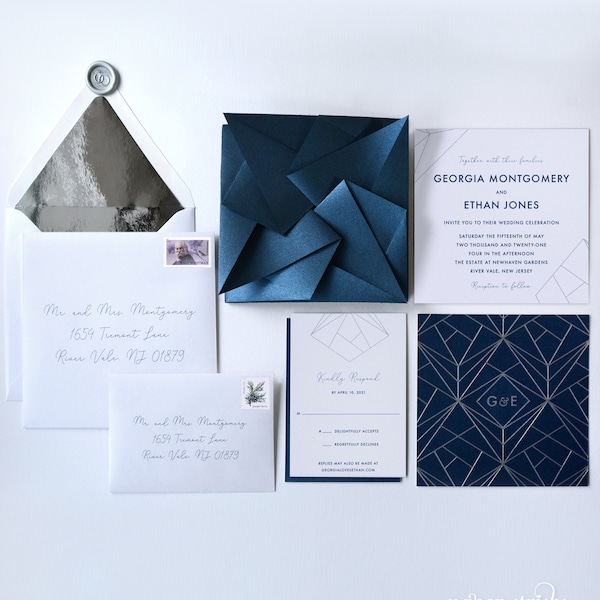 Origami Invitation - Etsy