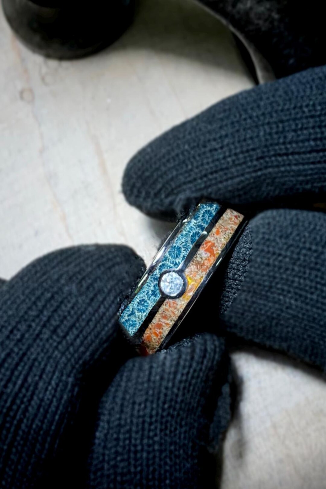 T-rex & CORAL: Dinosaur Bone, Fossilised Coral, Real Diamond ...