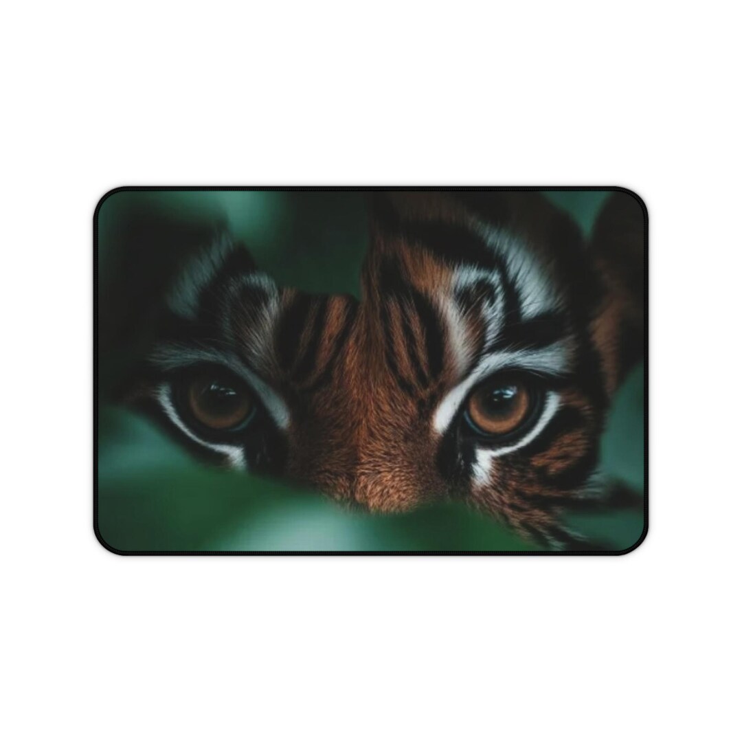 Wild Tiger Desk Mat, Nature Themed Office Decor, Ideal Gift for Animal ...