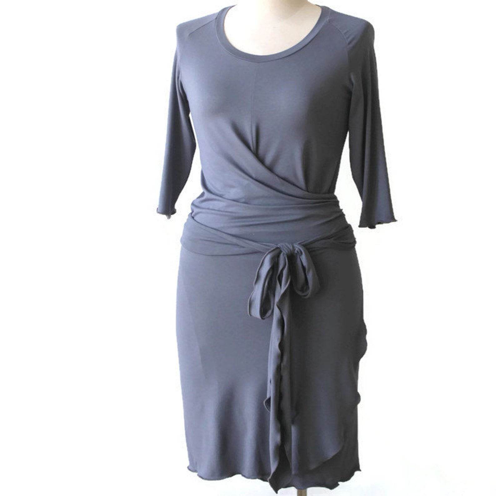 Wrap Dress, Custom Wrap Dress, Handmade Clothing, Plus Size Dress, Plus ...