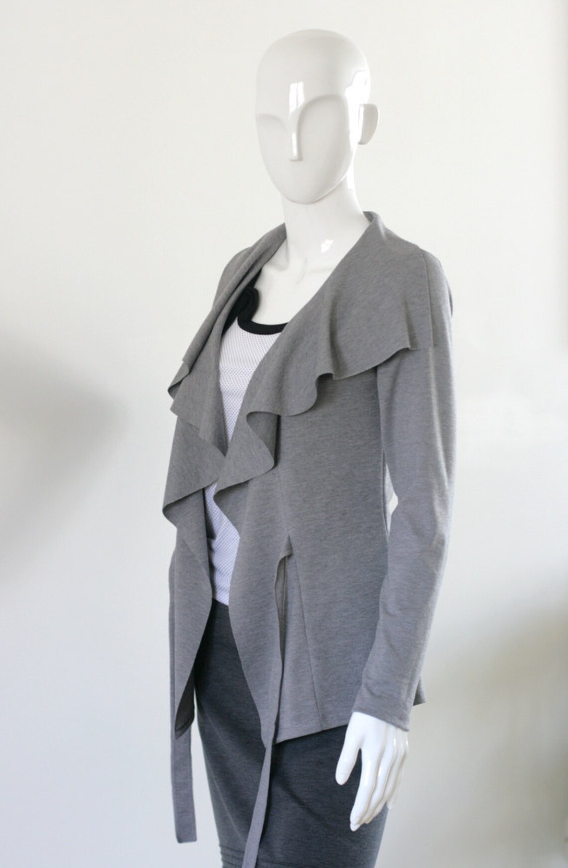 Ruffled Jacket Jersey Jacket Spring Jacket Long Sleeve Jacket Custom ...