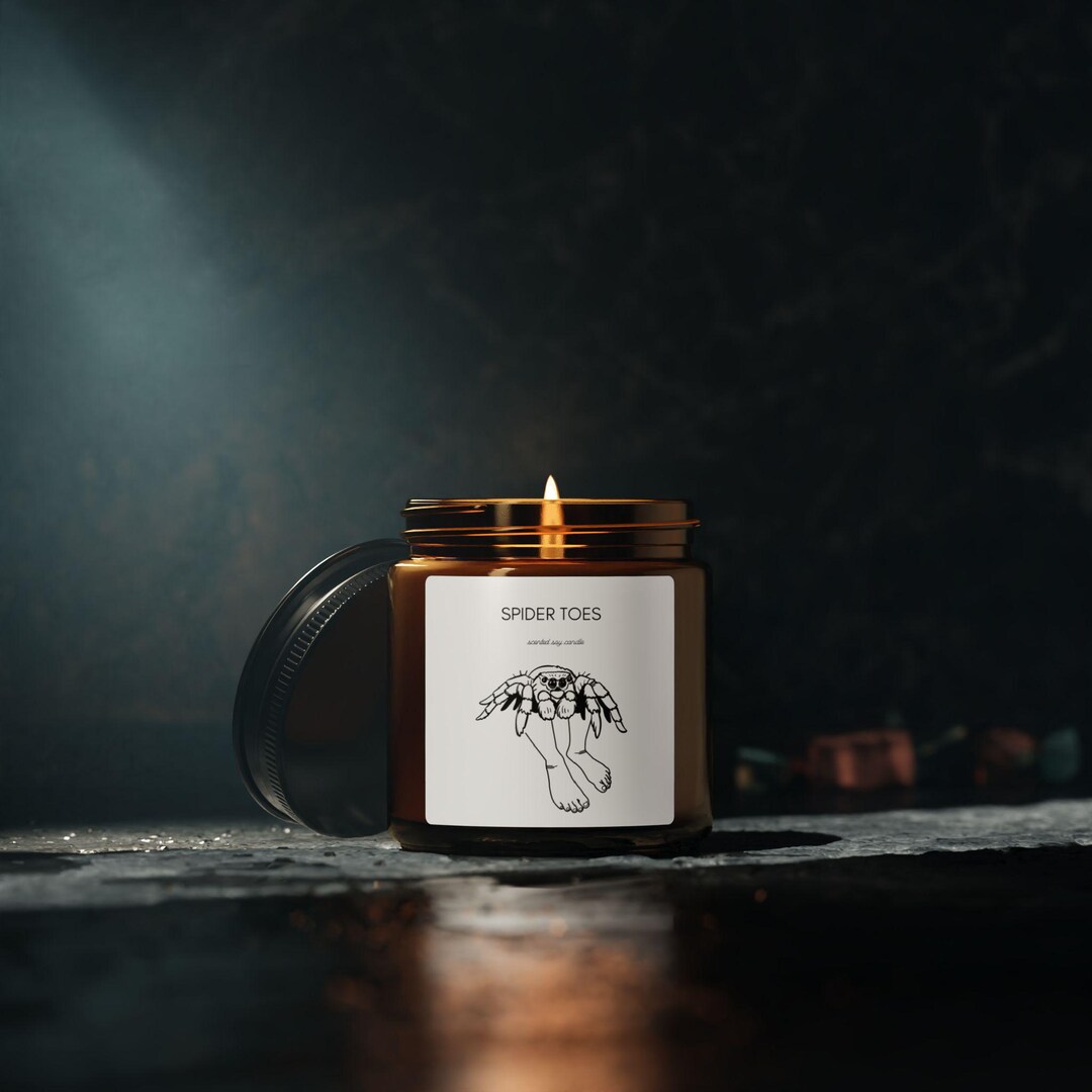 Spider Toes Scented Soy Candle | Unique Home Décor | Perfect Gift for ...