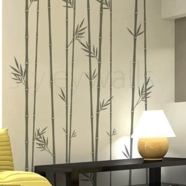 Bamboo Wall Decal - Etsy