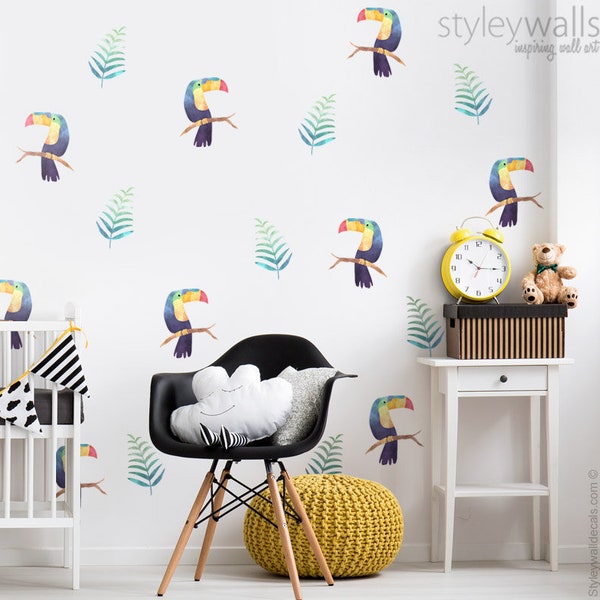 Tropical Wall Decal - Etsy