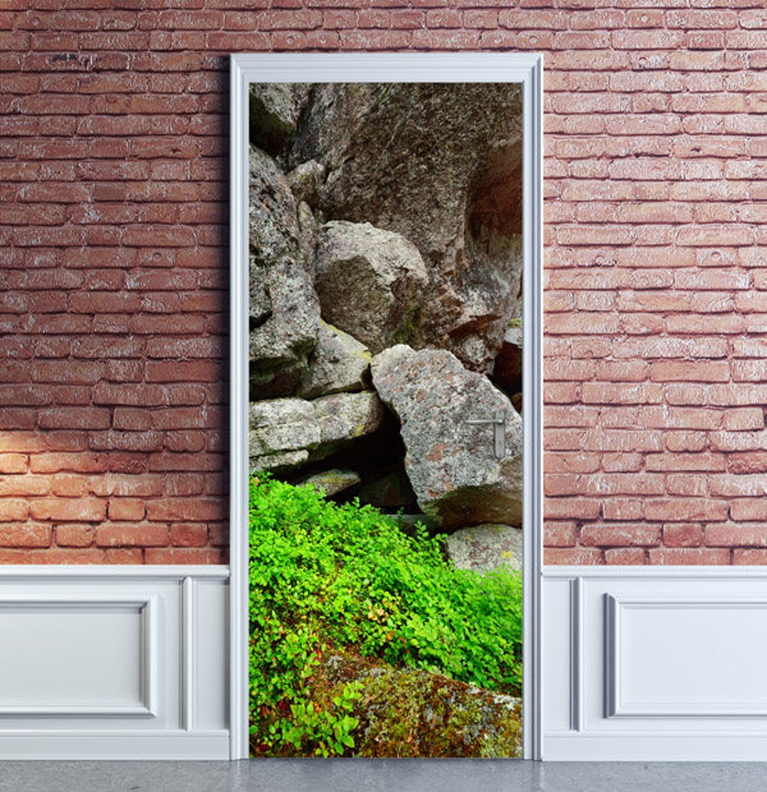 Nature Door Decal, Nature Door Sticker, Door Wallpaper, Door Mural ...