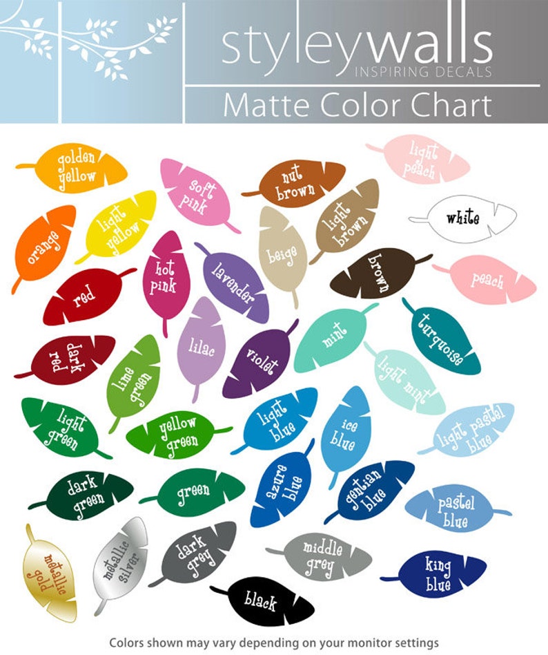 Cactus Wall Decal Different Types of Cactus Wall Decals - Etsy