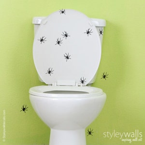 Spiders Wall Decal, Spiders Wall Sticker, Spiders Room Decor, Insects ...