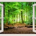 Forest Door Sticker, Forest Door Wallpaper, Forest Nature Door Wall ...