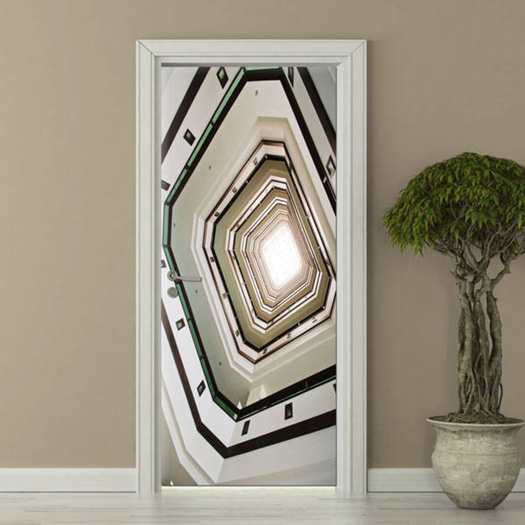 Door Sticker, Home Decor, Door Wallpaper, Door Mural, Abstract ...