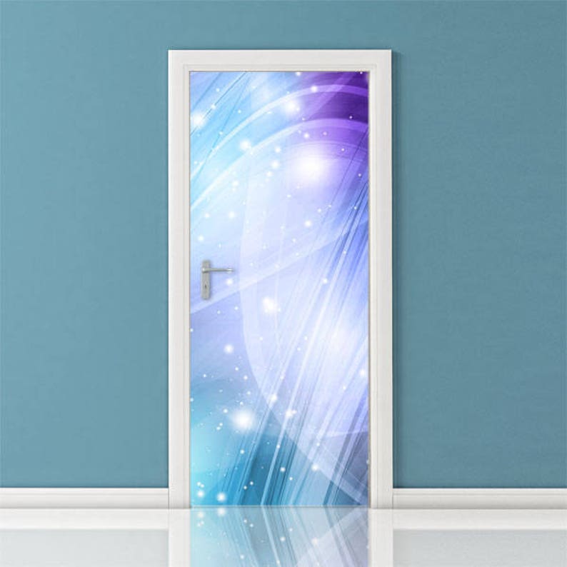 Abstract Art Door Wallpaper, Door Sticker, Door Mural, Fantasy Wall ...
