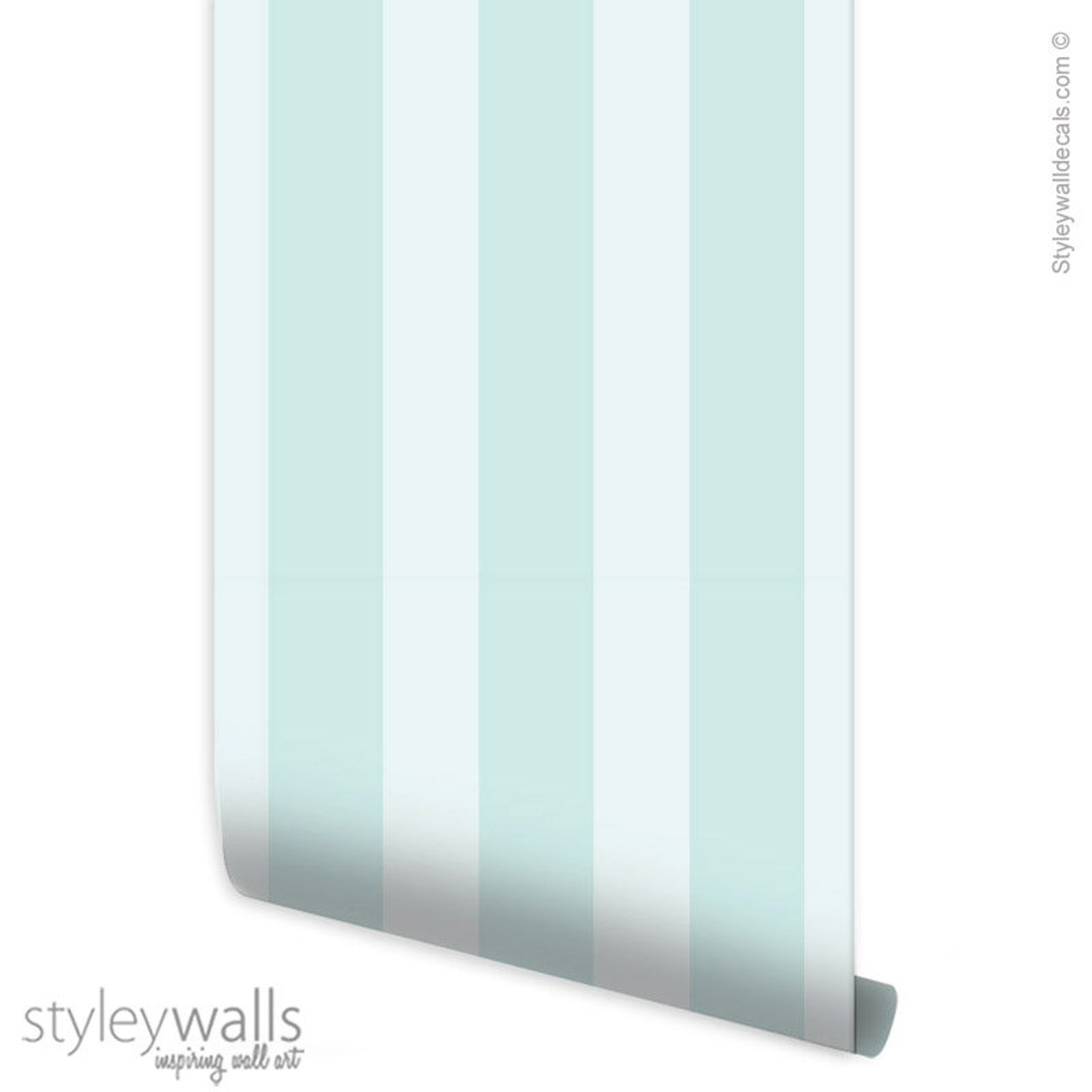 Stripes Wallpaper, Blue Striped Pattern Vertical Wallpaper ...