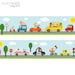 Vehicles Wall Border Decal Transportation Vehicles Border - Etsy UK