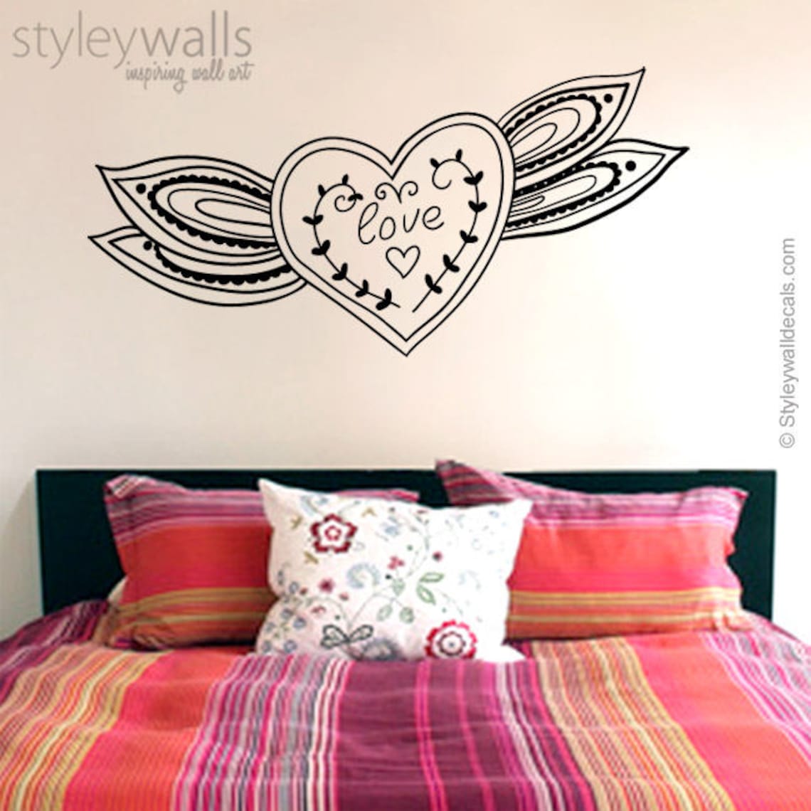 Love Wall Decal Love Vinyl Lettering Romantic Vinyl - Etsy