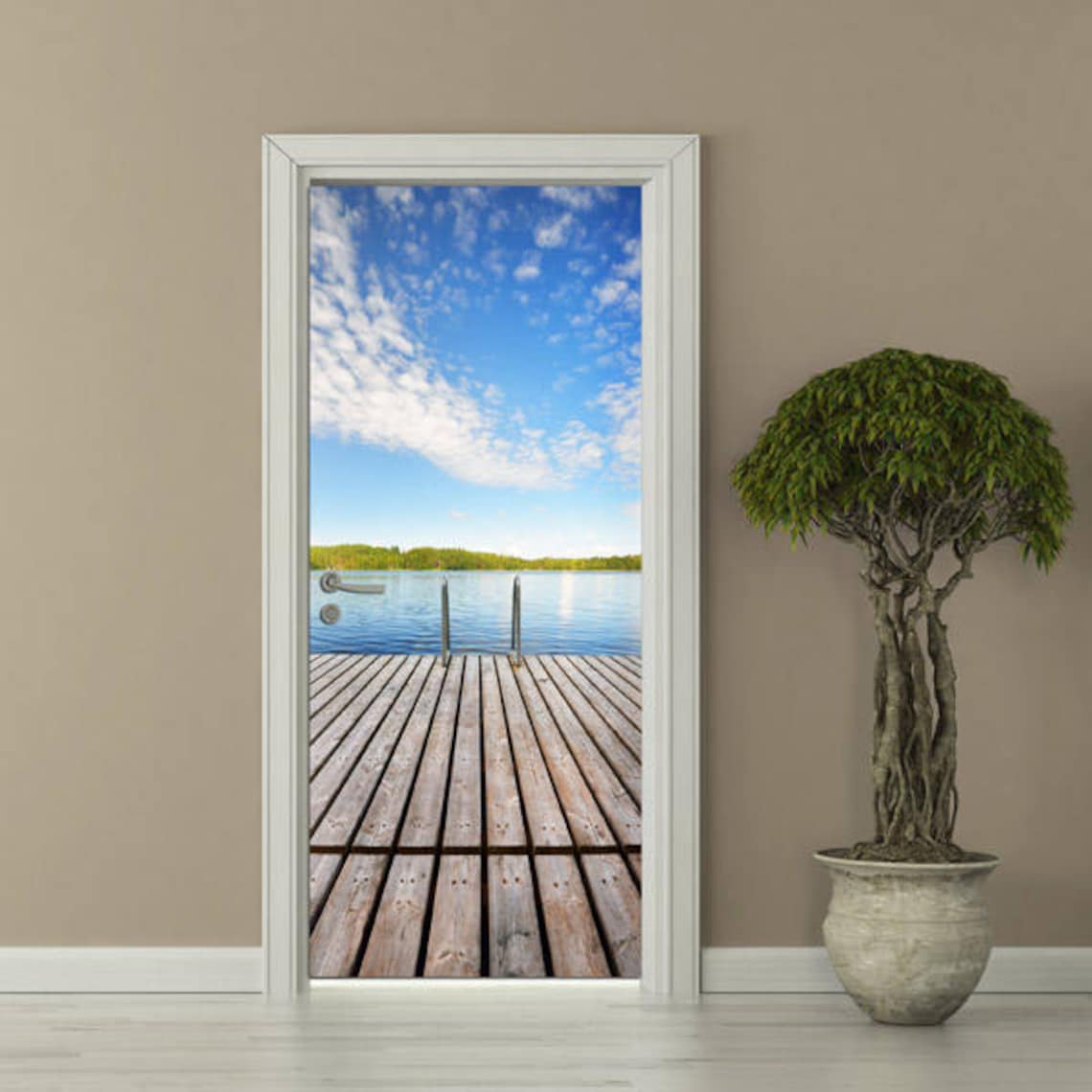 Door Sticker Door Wallpaper Door Mural Nature Door Wall - Etsy