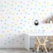 Polka Dots Wall Decal Confetti Wall Decal Colorful Dots - Etsy