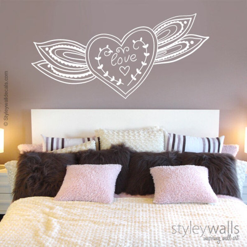 Love Wall Decal Love Vinyl Lettering Romantic Vinyl - Etsy