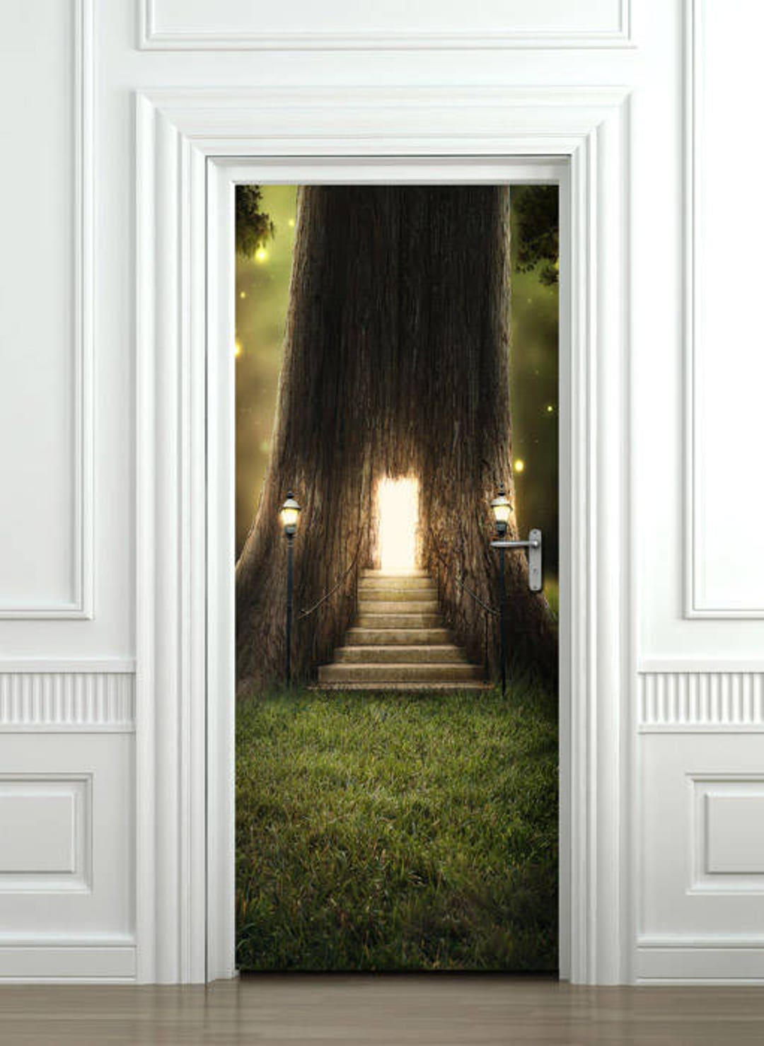 Tree Door Sticker, Door Mural, Door Wallpaper, Door Wrap, Door Decal ...